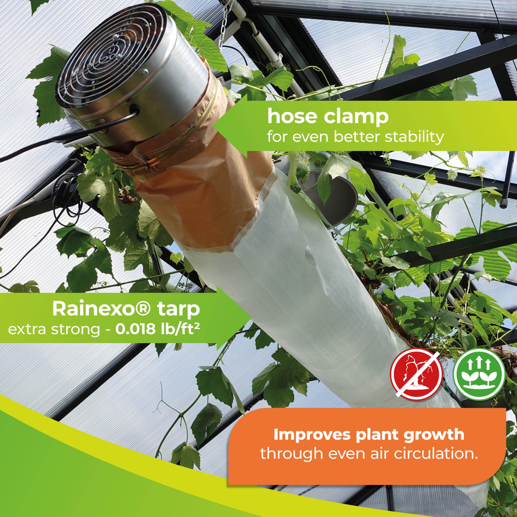 Air Circulation Tube for "Phoenix" Heater - biogreen-products.com