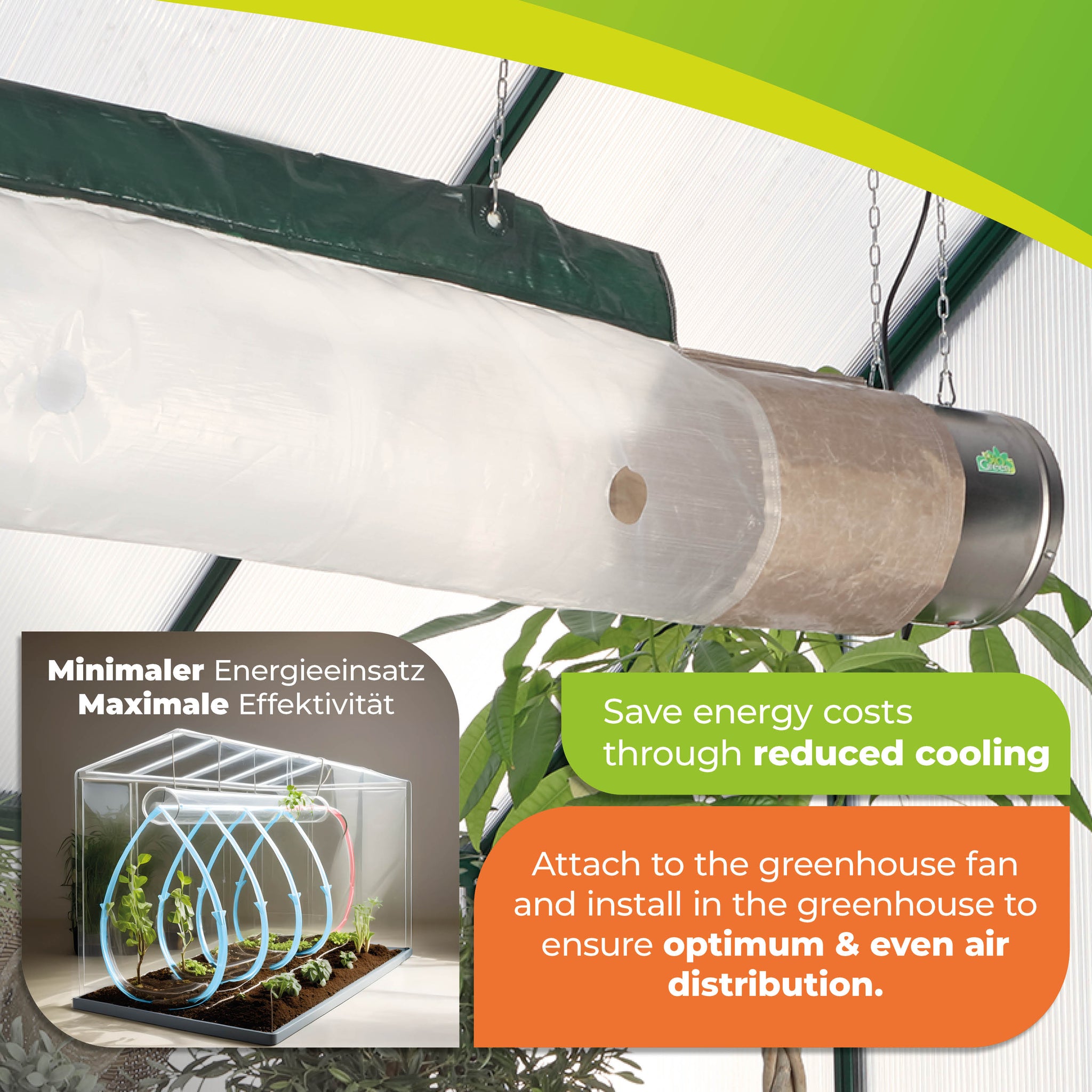 Air Circulation Tube for "Phoenix" Heater - biogreen-products.com
