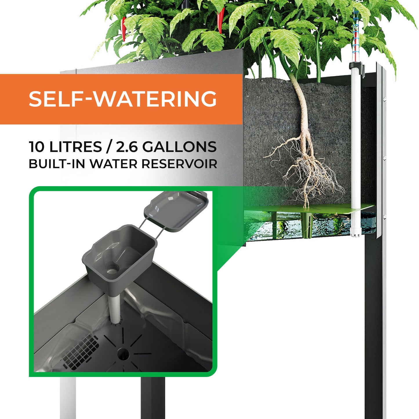 Raised Garden Bed - "Heidelberg" - biogreen-products.com