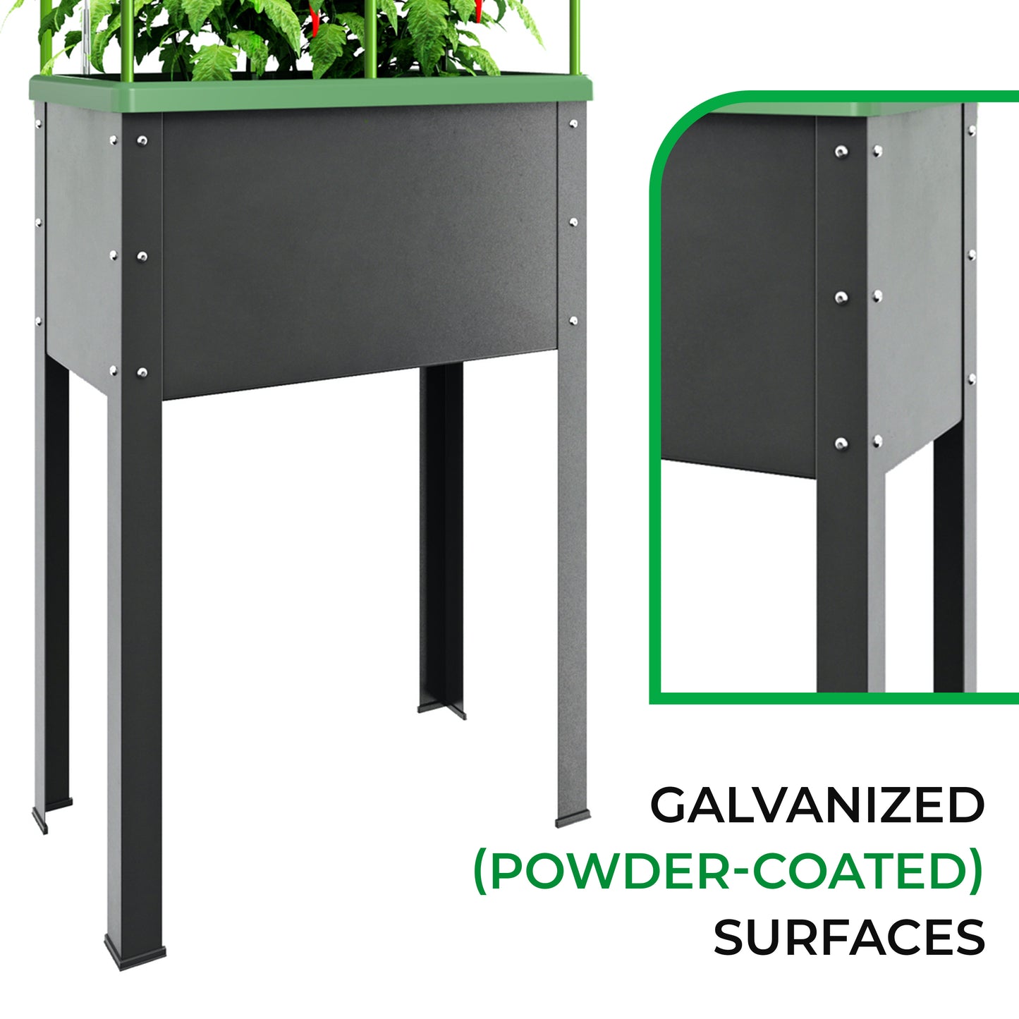 Raised Garden Bed - "Heidelberg" - biogreen-products.com