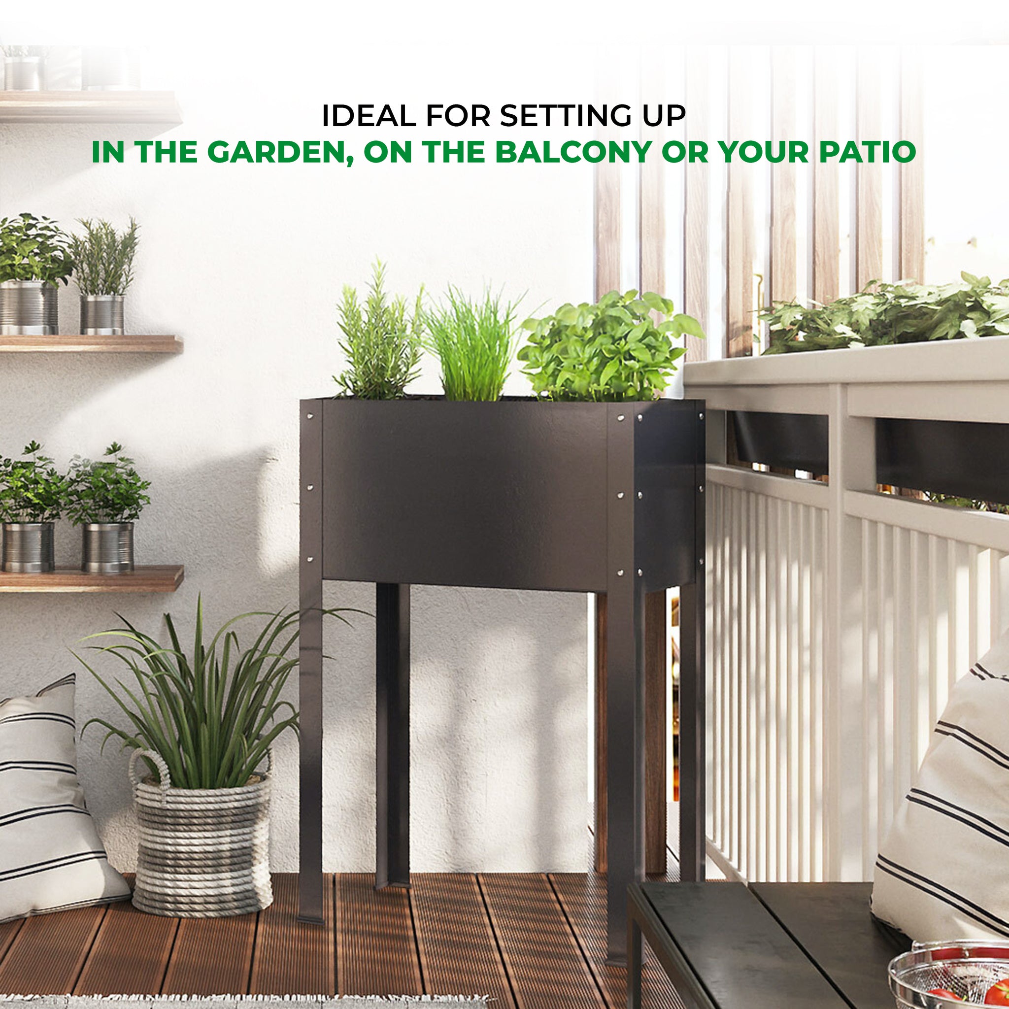 Raised Garden Bed - "Heidelberg" - biogreen-products.com