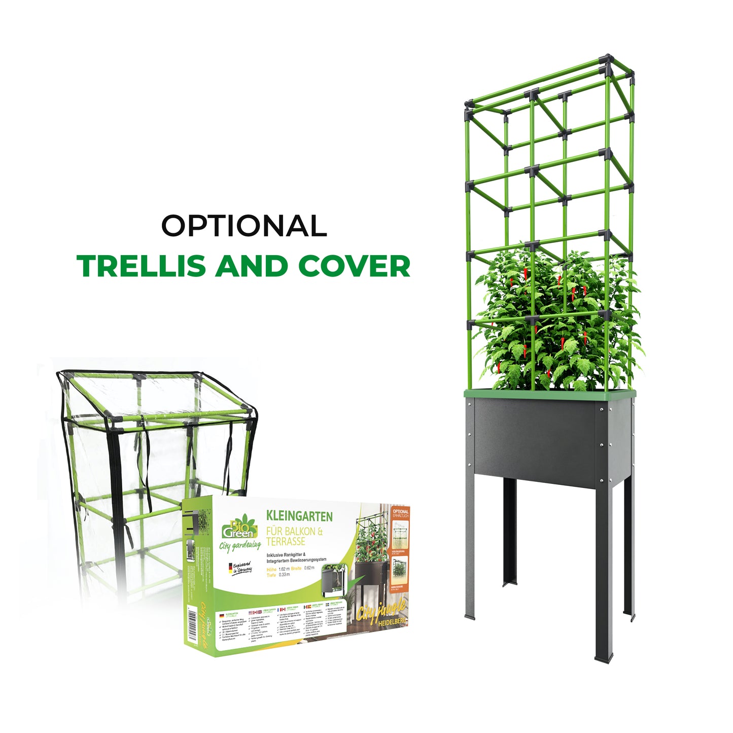 Raised Garden Bed - "Heidelberg" - biogreen-products.com
